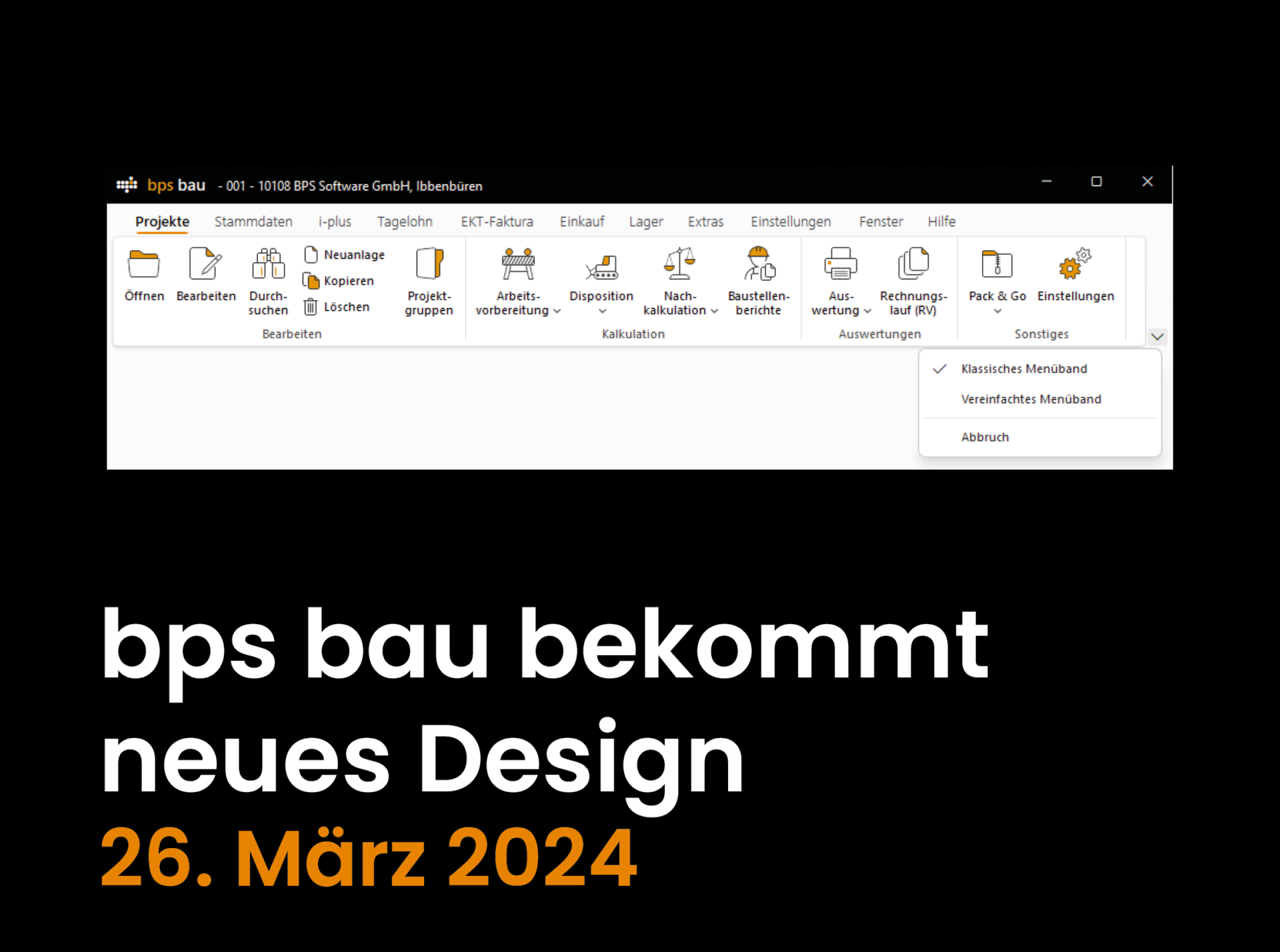 bps bau bekommt neues Design - bps software GmbH & Co. KG