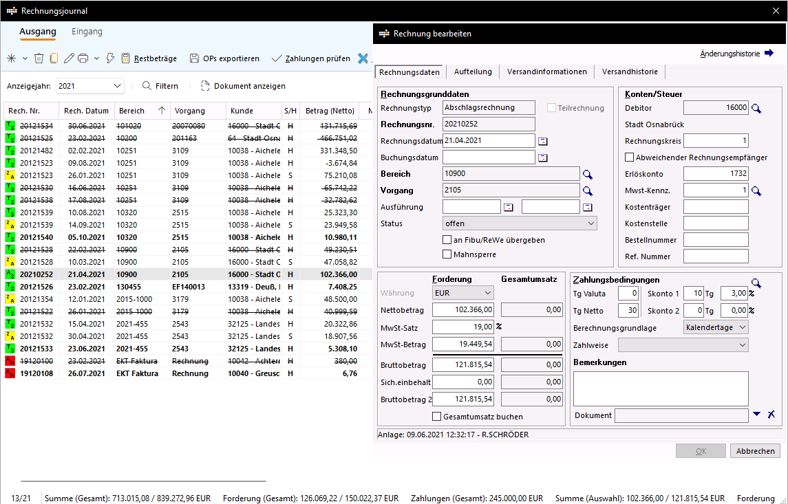 Bauabrechnung (REB Aufmaß) - bps software GmbH & Co. KG
